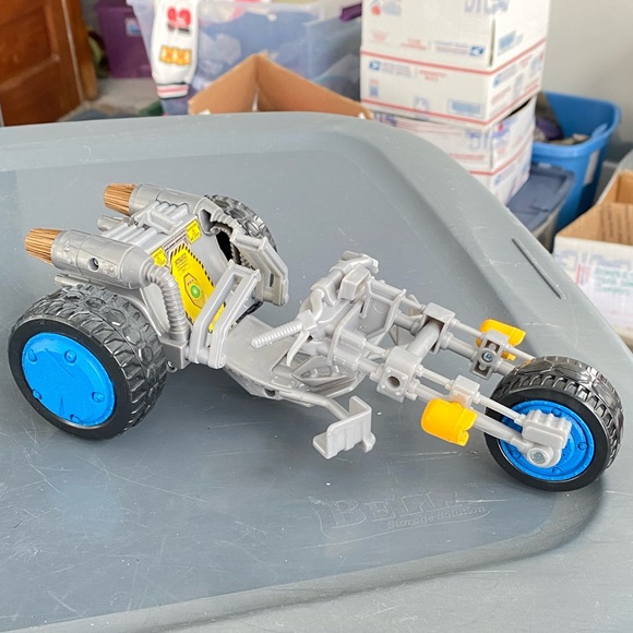 Toys | Teenage Mutant Ninja Turtles Battle Cycle Silver Rare Tmnt ...